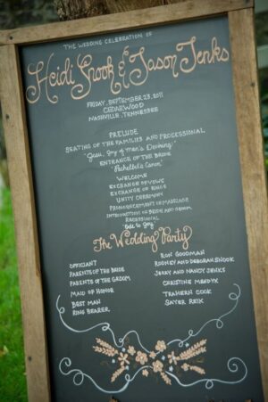 8 Unique & Alternative Ways to Display Your Wedding Program - Bespoke ...