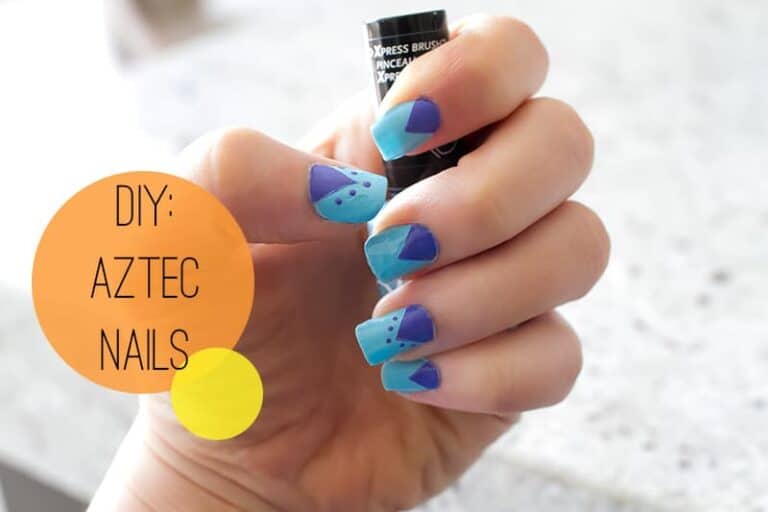 Beauty DIY: How To Paint Aztec Nails - Bespoke-Bride: Wedding Blog