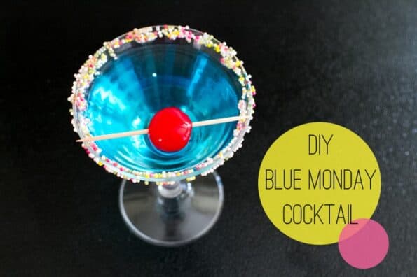Food DIY: How To Make A Blue Monday Cocktail (Perfect For Hen Parties ...