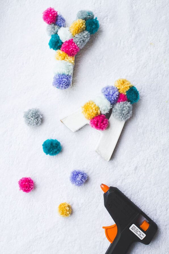 DIY Pom Pom Letters | Bespoke-Bride: Wedding Blog