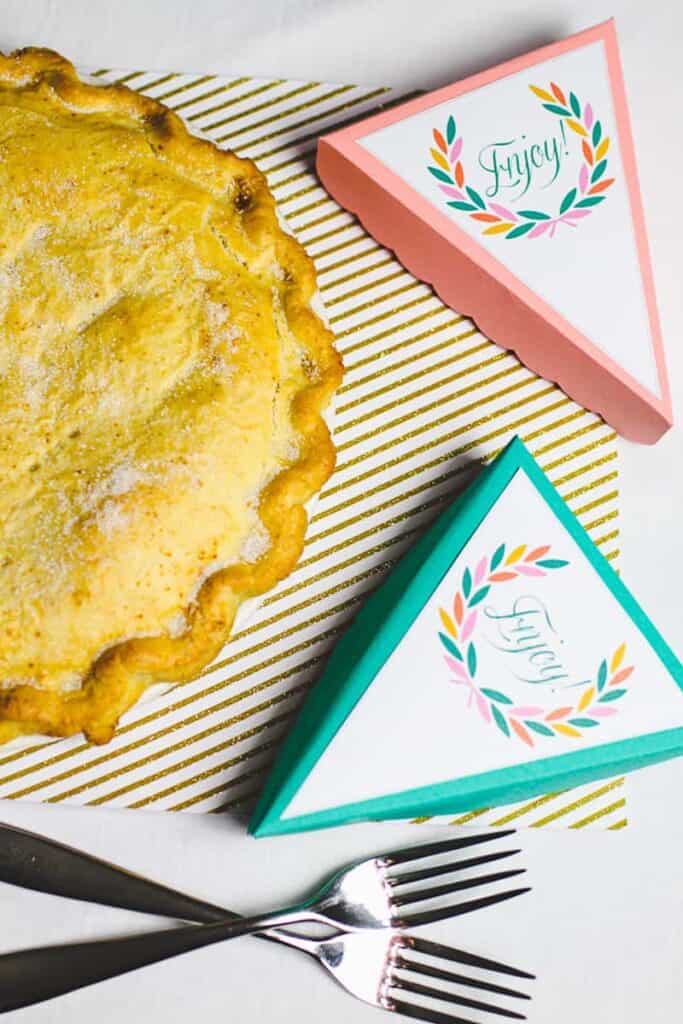 Free Printable Pie Box | Bespoke-Bride: Wedding Blog