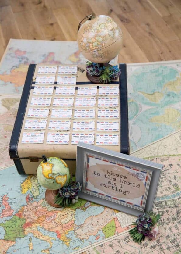 DIY TRAVEL TABLE PLAN | Bespoke-Bride: Wedding Blog