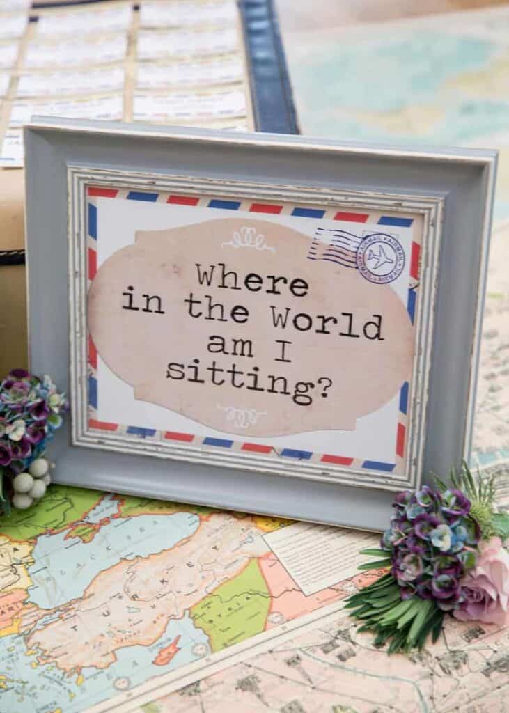 DIY TRAVEL TABLE PLAN | Bespoke-Bride: Wedding Blog