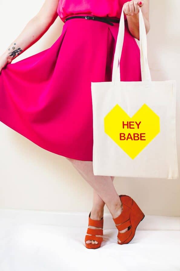 CONVERSATION HEART TOTE BAGS - THE PERFECT VALENTINES OR BRIDESMAID ...