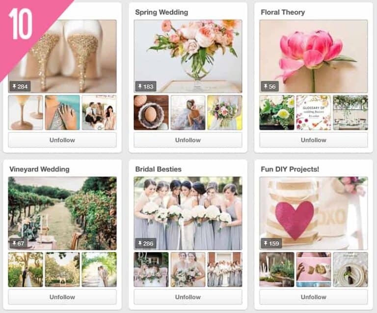 55 WEDDING PINTEREST ACCOUNTS TO FOLLOW TO ROCK YOUR WEDDING WORLD ...