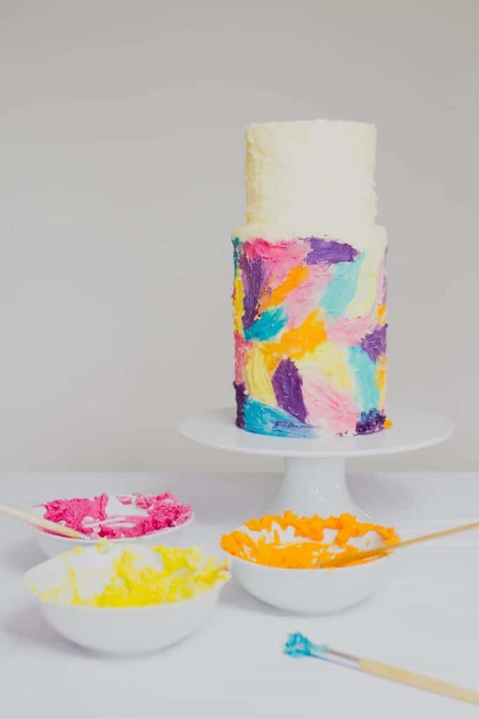 DIY PAINTED WATERCOLOUR CAKE | Bespoke-Bride: Wedding Blog