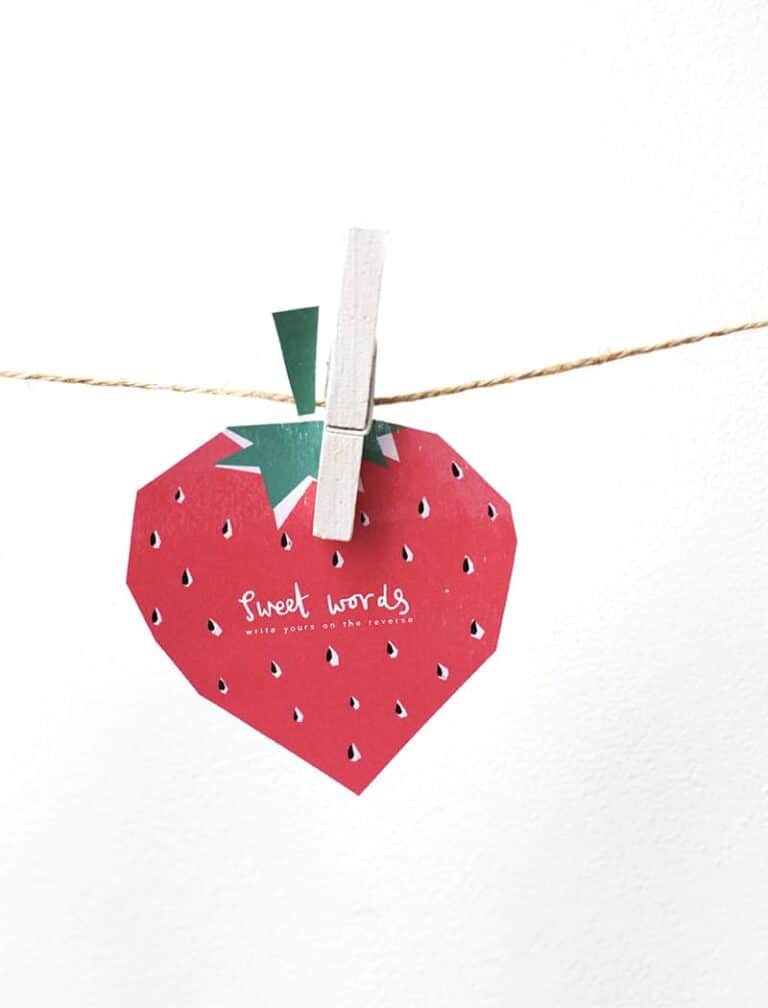 FREE PRINTABLE FRUIT THEMED CARDS FOR GUEST BOOK WELL WISHES AT YOUR ...