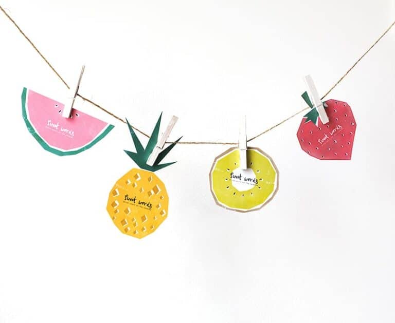 FREE PRINTABLE FRUIT THEMED CARDS FOR GUEST BOOK WELL WISHES AT YOUR ...