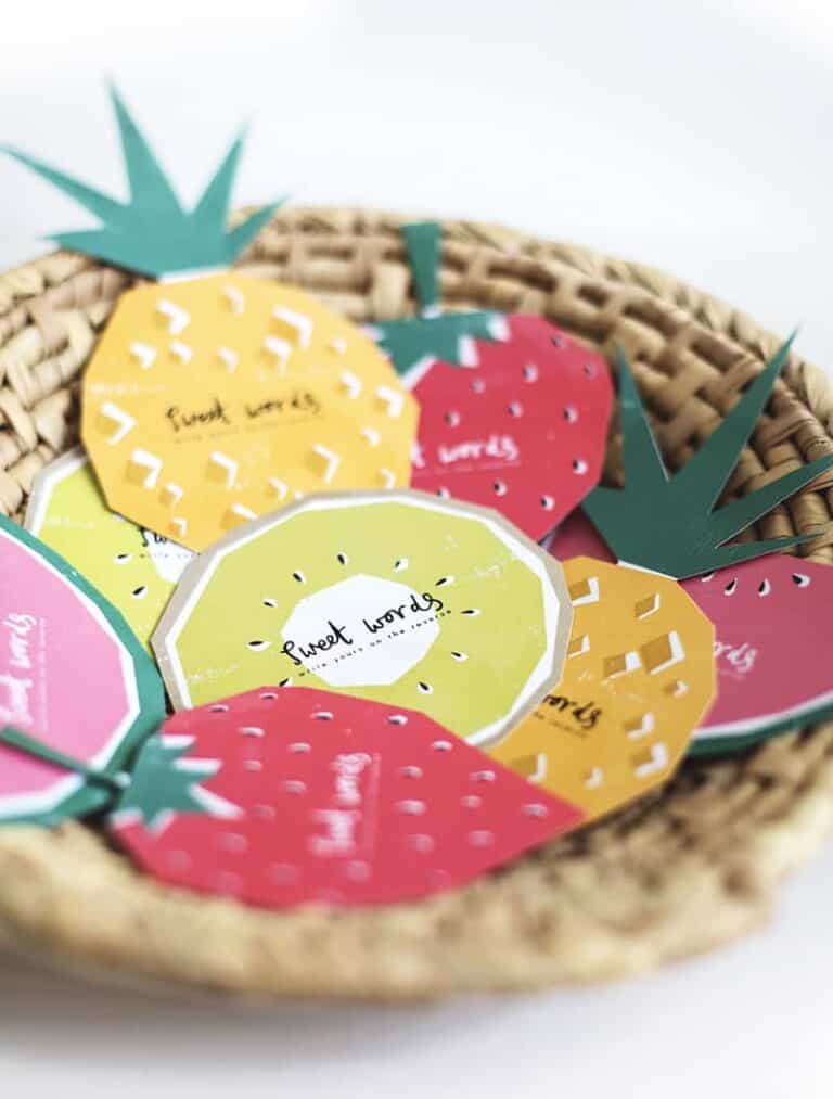 FREE PRINTABLE FRUIT THEMED CARDS FOR GUEST BOOK WELL WISHES AT YOUR ...