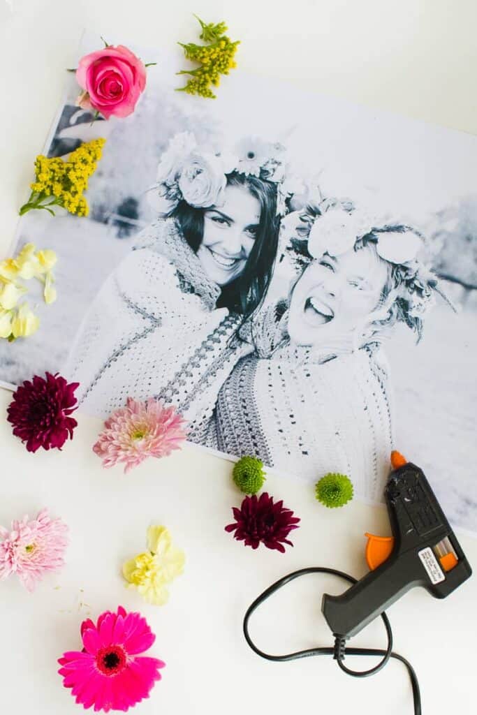 3D FLOWER PHOTO ART TUTORIAL WITH FRESH FLOWERS | Bespoke-Bride ...