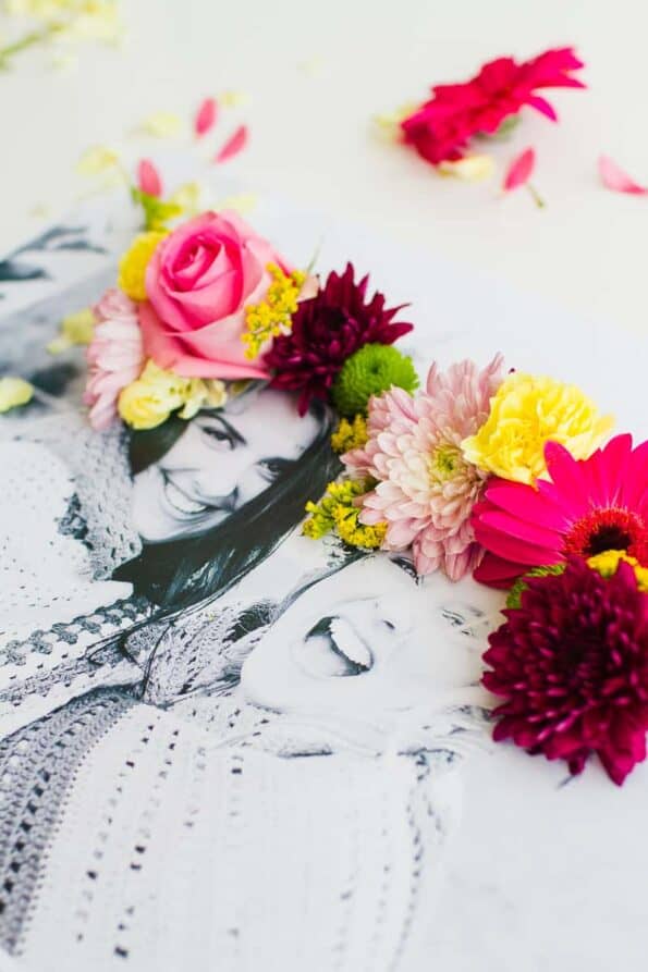3D FLOWER PHOTO ART TUTORIAL WITH FRESH FLOWERS | Bespoke-Bride ...