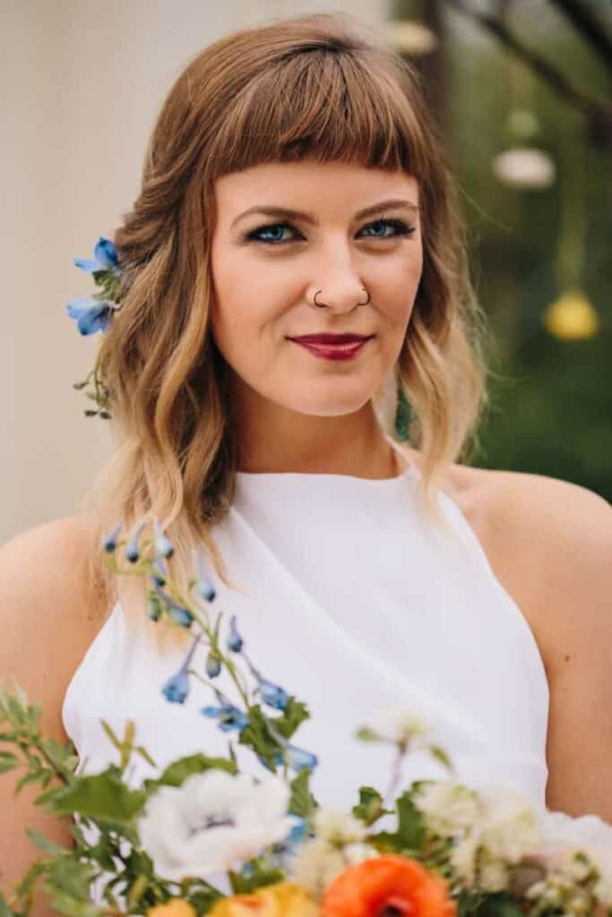 10 WAYS TO WEAR BANGS AT YOUR WEDDING | Bespoke-Bride: Wedding Blog