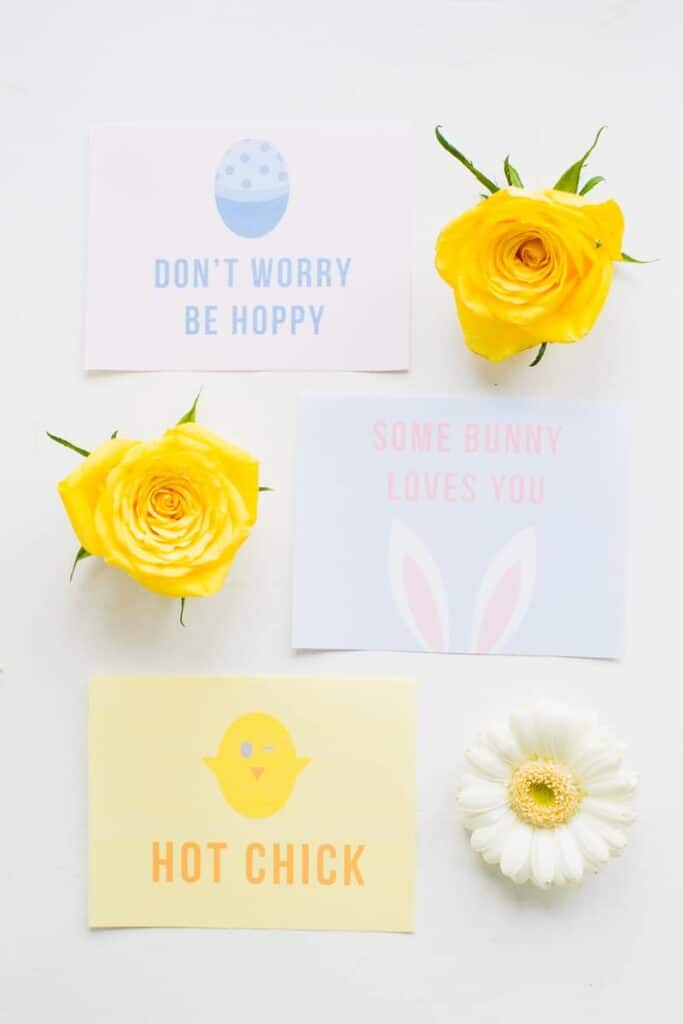 3 FREE PRINTABLE EASTER CARDS WITH PUNS BUNNY DESIGN, CHICK DESIGN ...