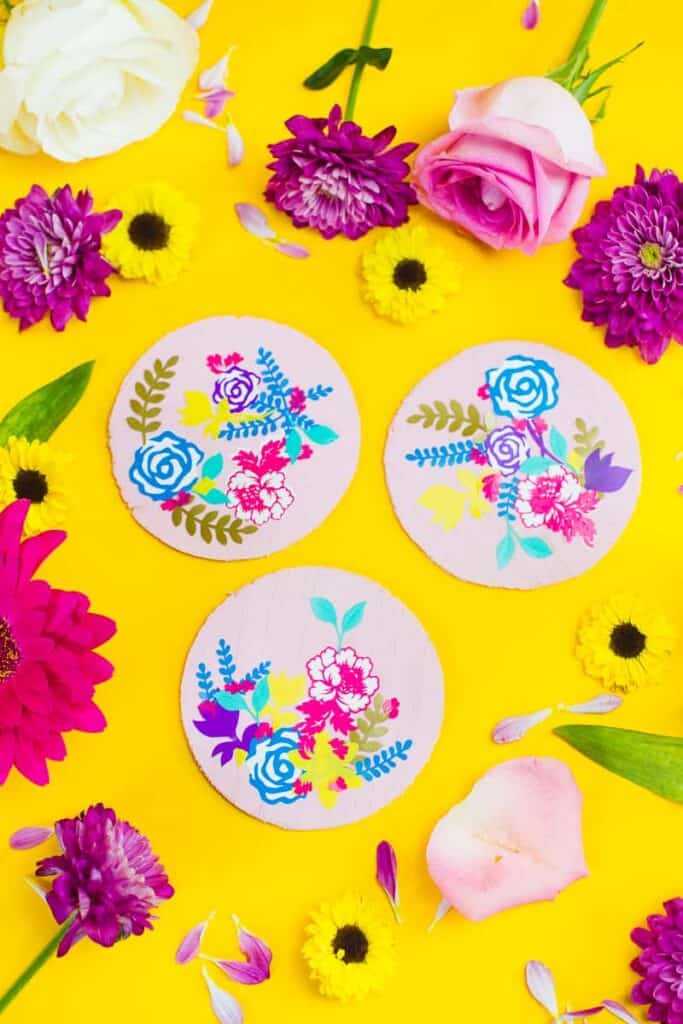 DIY FLORAL COASTERS FOR YOUR TABLE DECOR OR WEDDING FAVOURS! | Bespoke ...