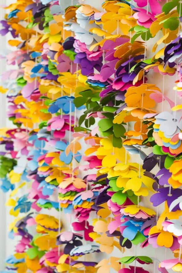 DIY CASCADING FLOWER BACKDROP | Bespoke-Bride: Wedding Blog