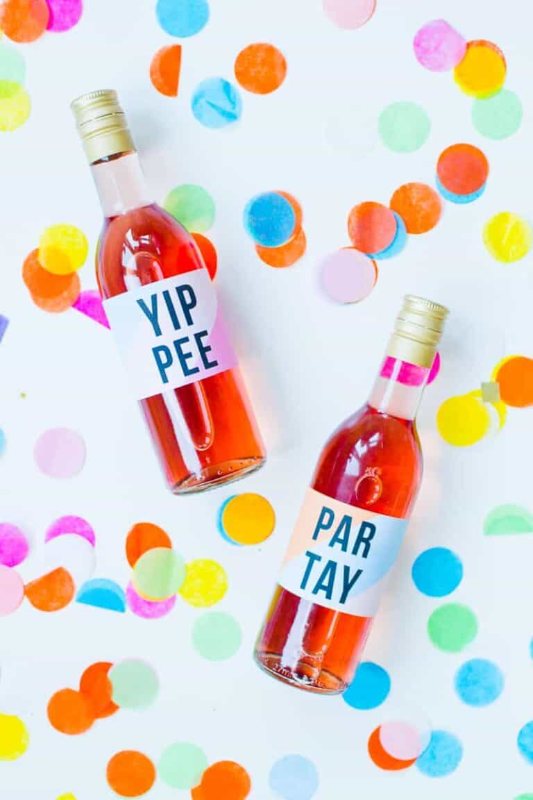 FREE PRINTABLE BOTTLE LABEL PARTY WRAPPERS | Bespoke-Bride: Wedding Blog