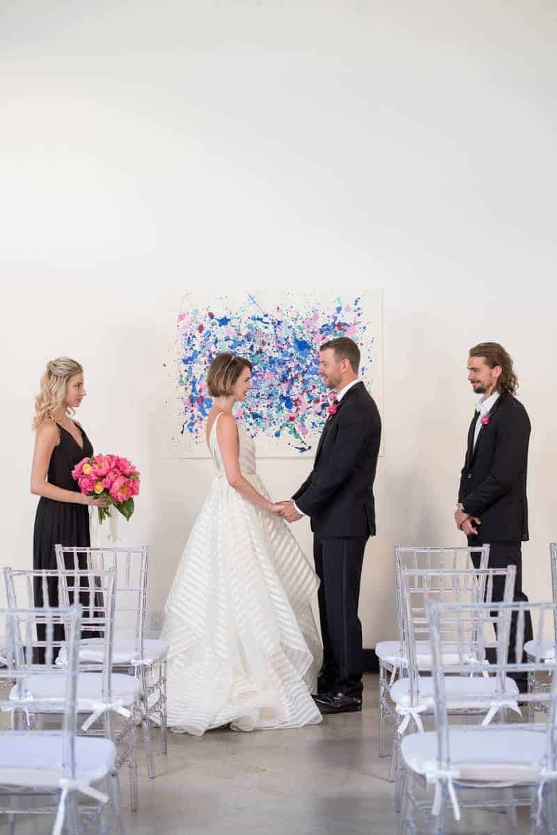 JACKSON POLLOCK ARTIST INSPIRED WEDDING | Bespoke-Bride: Wedding Blog