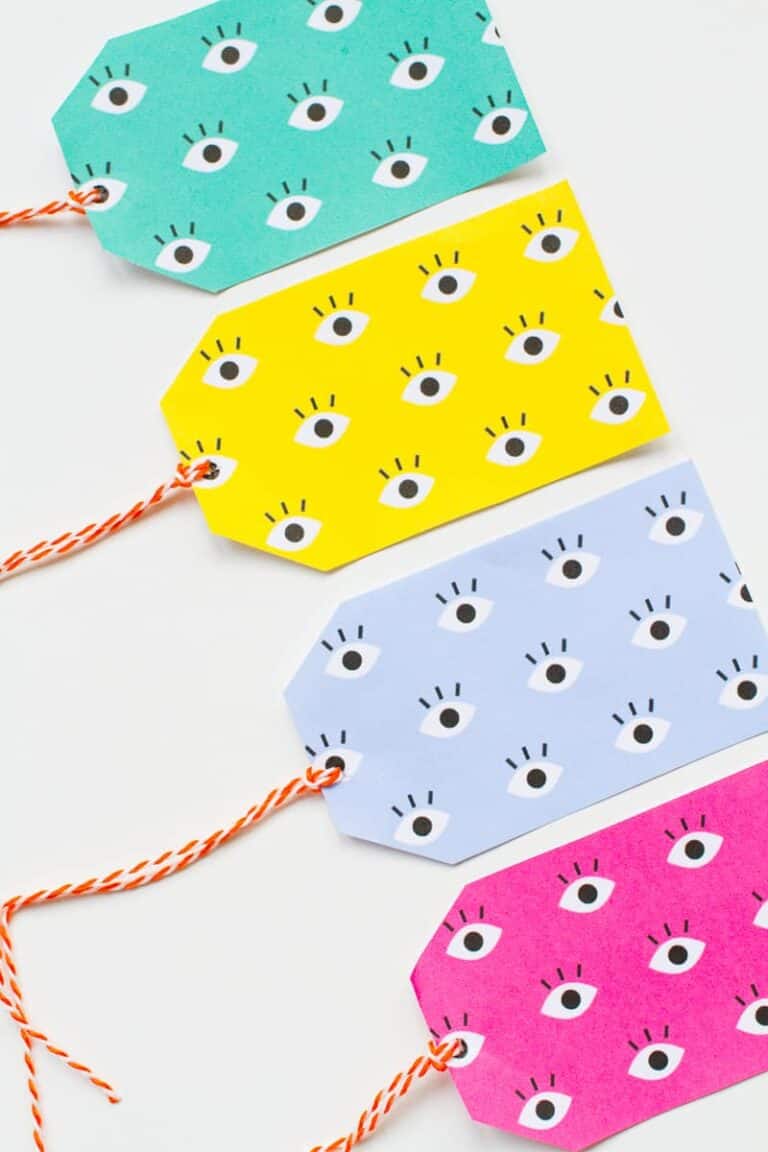 FREE PRINTABLE EYE GIFT TAGS FOR YOUR CHRISTMAS GIFT WRAP | Bespoke ...