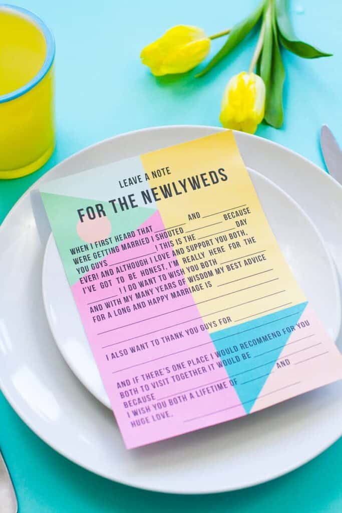 PRINT THIS FREE WEDDING AD LIB GAME TO ENTERTAIN YOUR GUESTS! | Bespoke ...