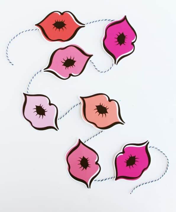 50 FREE PRINTABLE GARLANDS AND DIY BANNERS YOU NEED FOR YOUR WEDDING OR ...