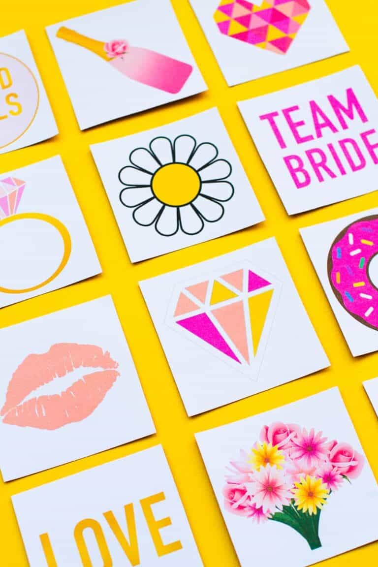 FREE PRINTABLE BRIDAL SHOWER MEMORY GAME | Bespoke-Bride: Wedding Blog