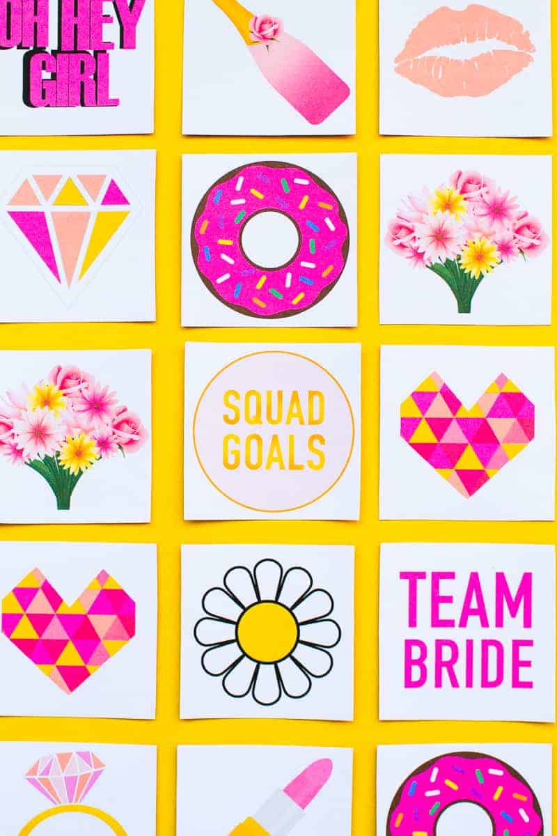 FREE PRINTABLE BRIDAL SHOWER MEMORY GAME | Bespoke-Bride: Wedding Blog
