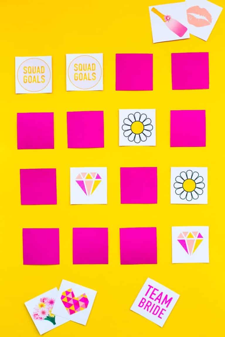 FREE PRINTABLE BRIDAL SHOWER MEMORY GAME | Bespoke-Bride: Wedding Blog