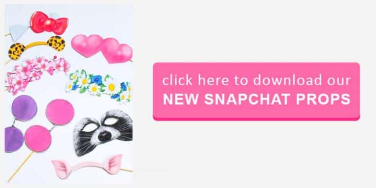 FREE PRINTABLE PHOTOBOOTH SNAPCHAT PROPS FOR YOUR WEDDING! | Bespoke ...