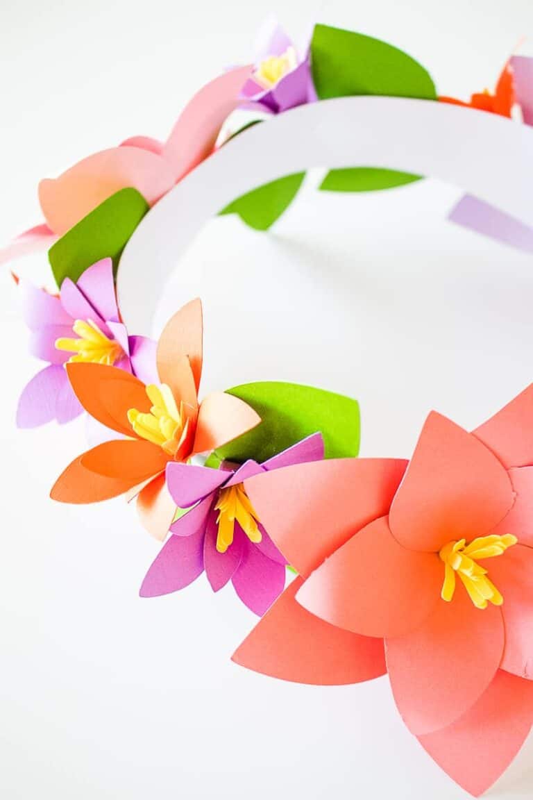 DIY PAPER FLOWER CROWNS MAKE YOUR OWN CROWN PAPERCRAFT | Bespoke-Bride ...