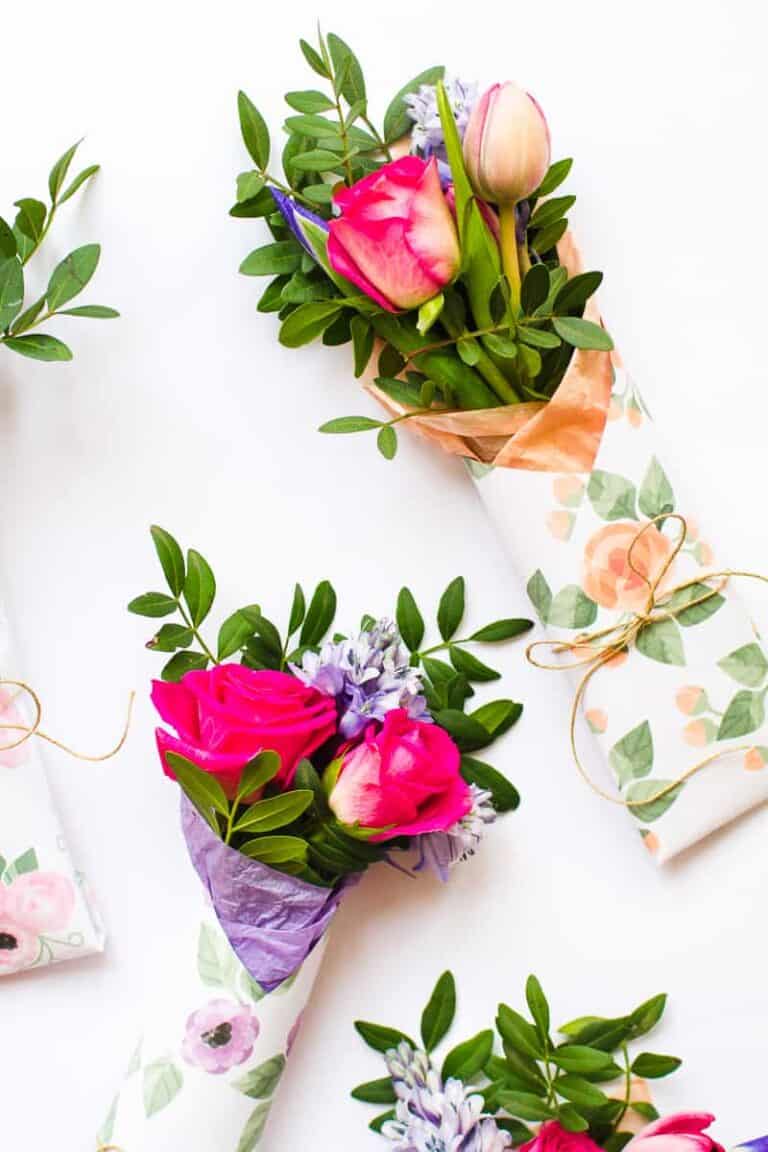 3 MOTHERS DAY GIFT FREE PRINTABLE FLOWER WRAPS | Bespoke-Bride: Wedding ...