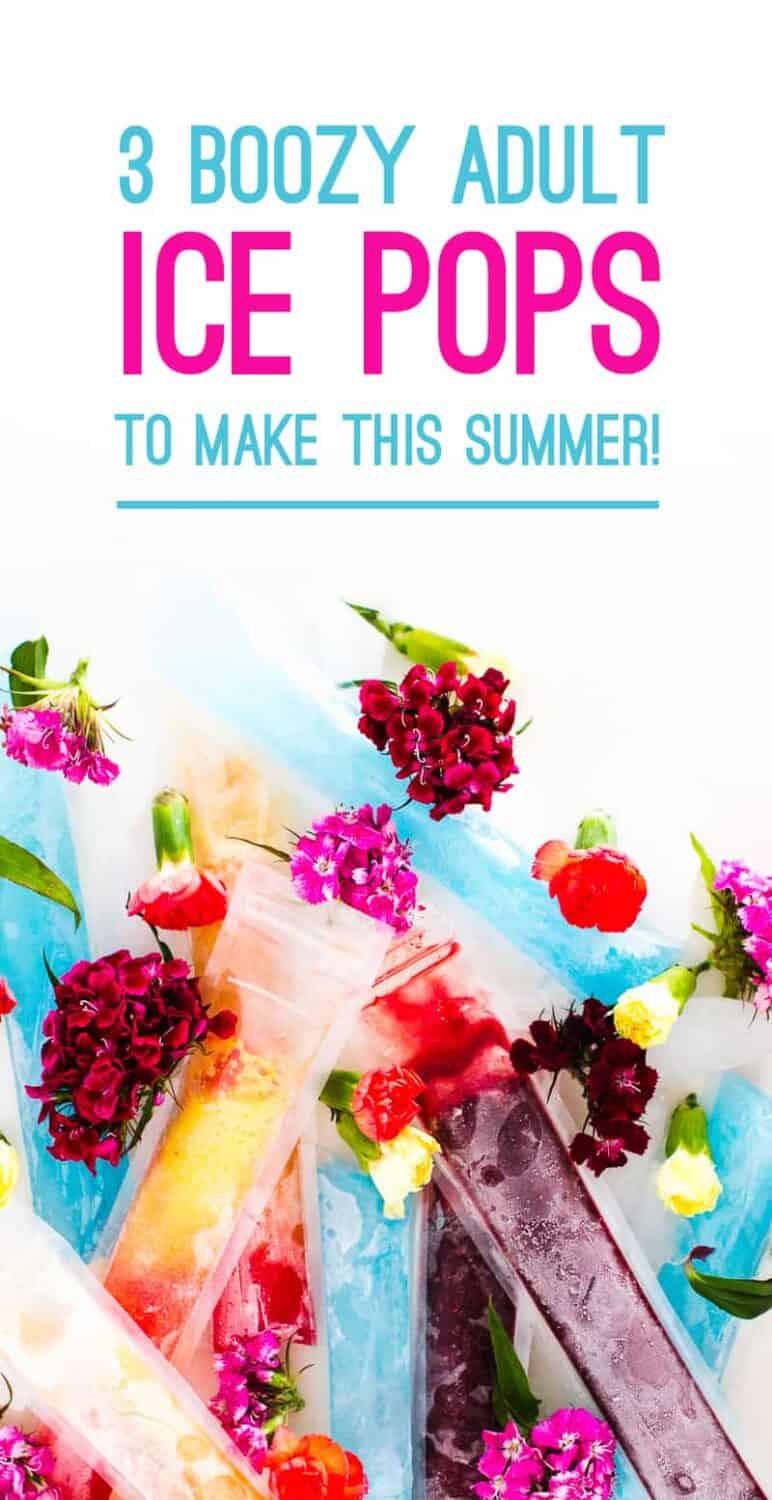 3 BOOZY ALCHOLIC ICE POPS POPSICLES ICE LOLLIES COCKTAILS | Bespoke ...