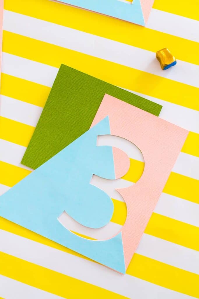 DIY GEOMETRIC TABLE NUMBERS WITH CRICUT | Bespoke-Bride: Wedding Blog