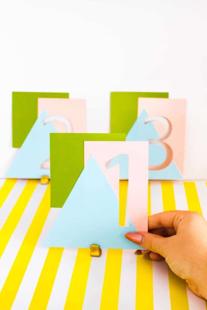 DIY GEOMETRIC TABLE NUMBERS WITH CRICUT | Bespoke-Bride: Wedding Blog