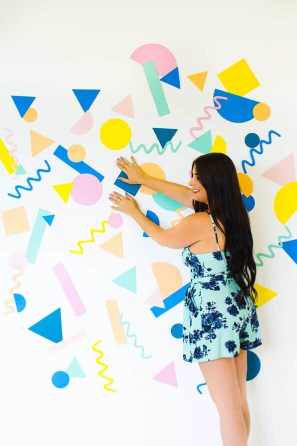 RETRO SHAPES EASY BACKDROP DIY | Bespoke-Bride: Wedding Blog