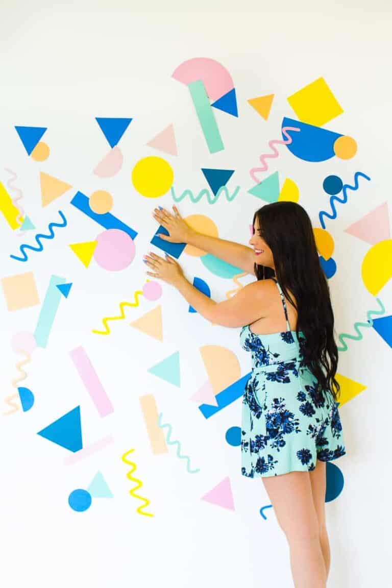 RETRO SHAPES EASY BACKDROP DIY | Bespoke-Bride: Wedding Blog