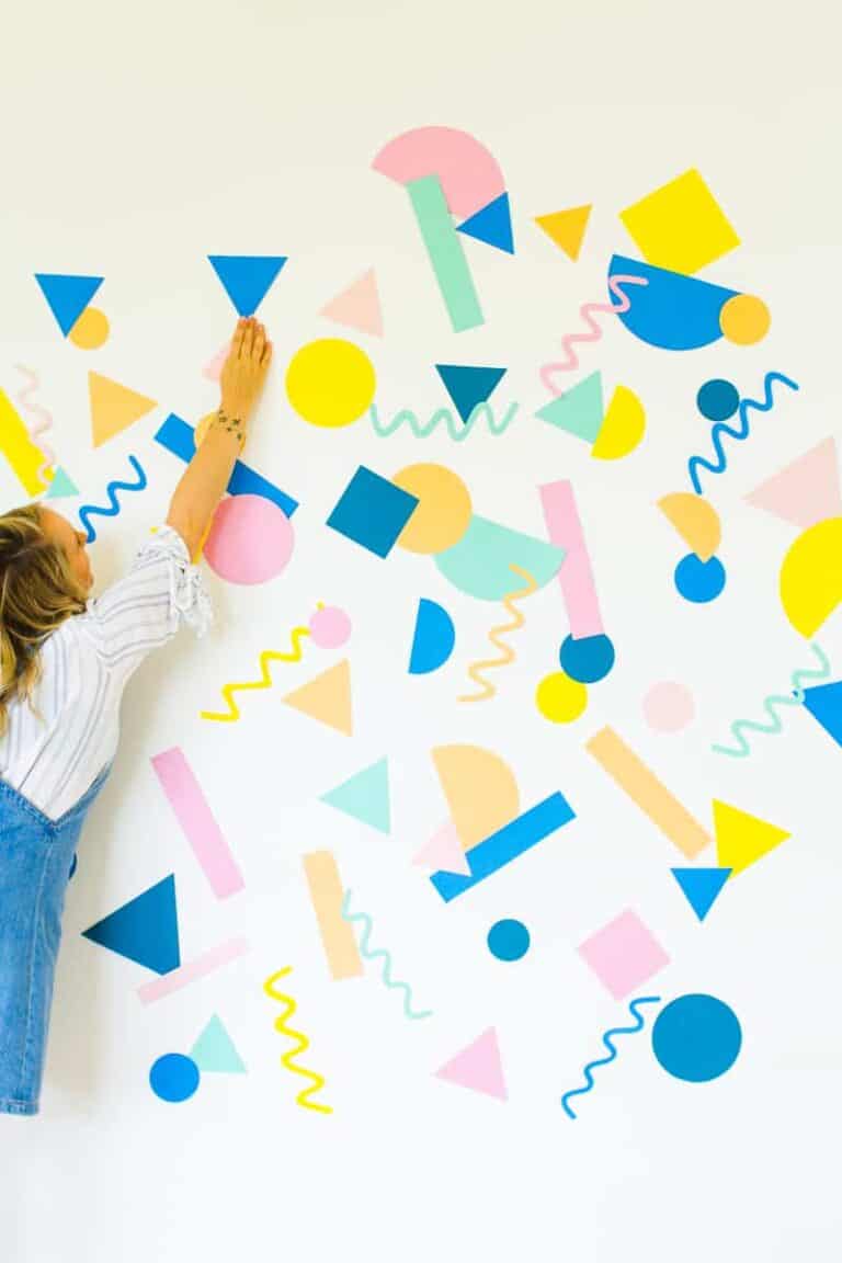 RETRO SHAPES EASY BACKDROP DIY | Bespoke-Bride: Wedding Blog