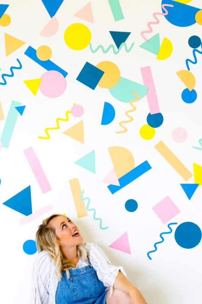 RETRO SHAPES EASY BACKDROP DIY | Bespoke-Bride: Wedding Blog