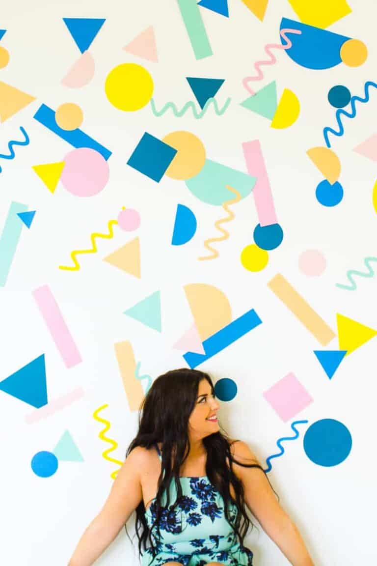 RETRO SHAPES EASY BACKDROP DIY | Bespoke-Bride: Wedding Blog