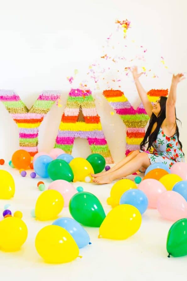 DIY GIANT MEXICAN COLOURFUL LETTERS! FUN WEDDING DECOR! | Bespoke-Bride ...