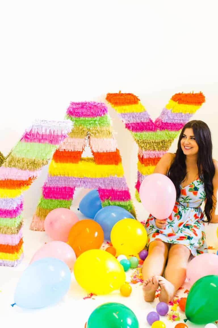 DIY GIANT MEXICAN COLOURFUL LETTERS! FUN WEDDING DECOR! | Bespoke-Bride ...
