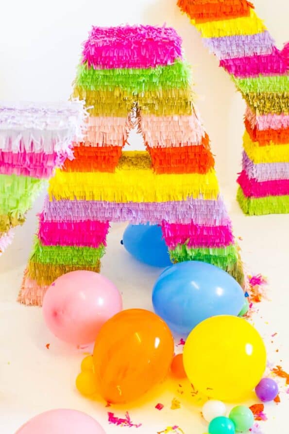 DIY GIANT MEXICAN COLOURFUL LETTERS! FUN WEDDING DECOR! | Bespoke-Bride ...