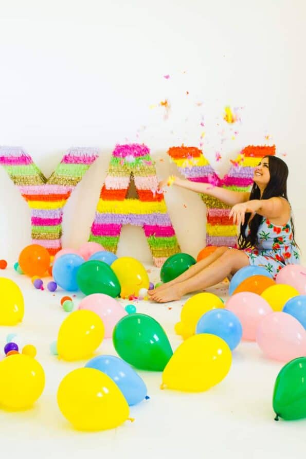 DIY GIANT MEXICAN COLOURFUL LETTERS! FUN WEDDING DECOR! | Bespoke-Bride ...