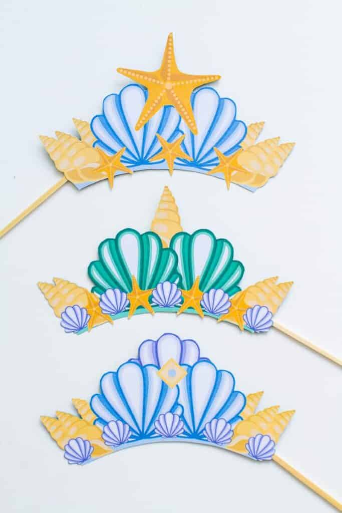 MERMAID THEMED PHOTO BOOTH PROPS PARTY UNDER THE SEA PRINTABLE DOWNLOAD ...