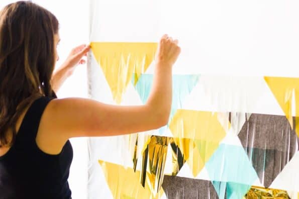 MAKE THIS EASY FRINGED TISSUE PAPER BACKDROP | Bespoke-Bride: Wedding Blog