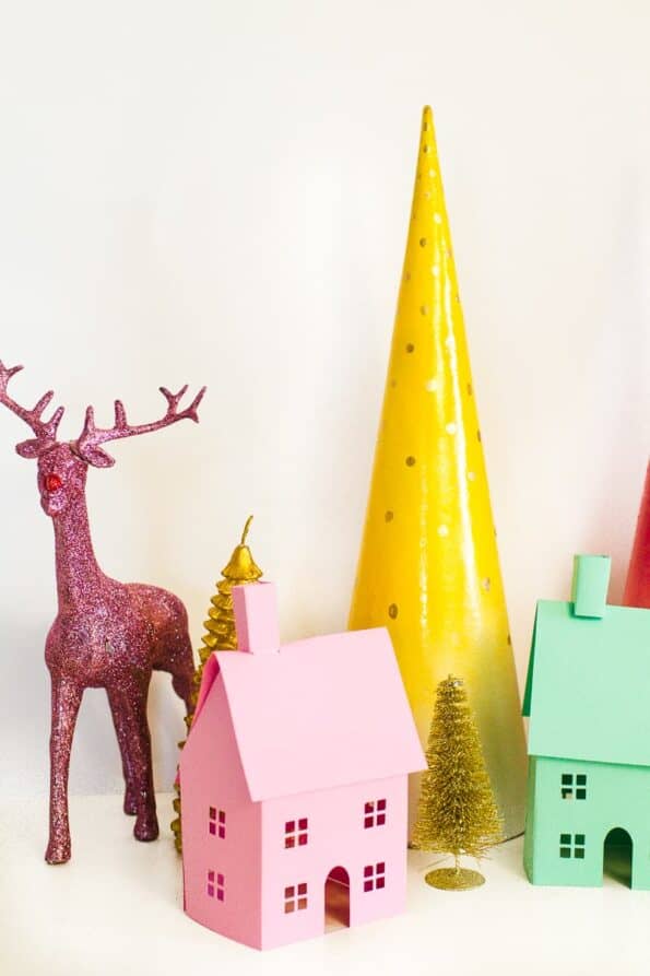 MAKE THESE EASY CONE OMBRE CHRISTMAS TREES | Bespoke-Bride: Wedding Blog