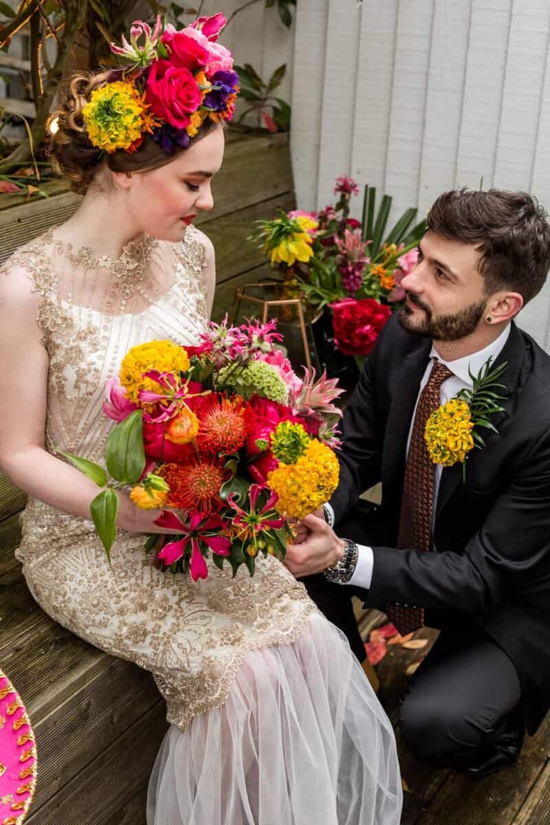 AUTHENTIC MEXICAN WEDDING INSPIRATION WITH BRIGHT BOLD COLOURS A FLOWER ...