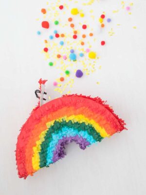 MAKE THIS FUN RAINBOW PIÑATA | Bespoke-Bride: Wedding Blog