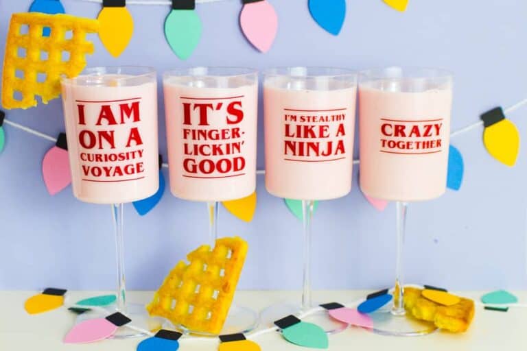 DIY STRANGER THINGS QUOTE GLASSES (THEY’RE BITCHIN!) - Bespoke-Bride ...