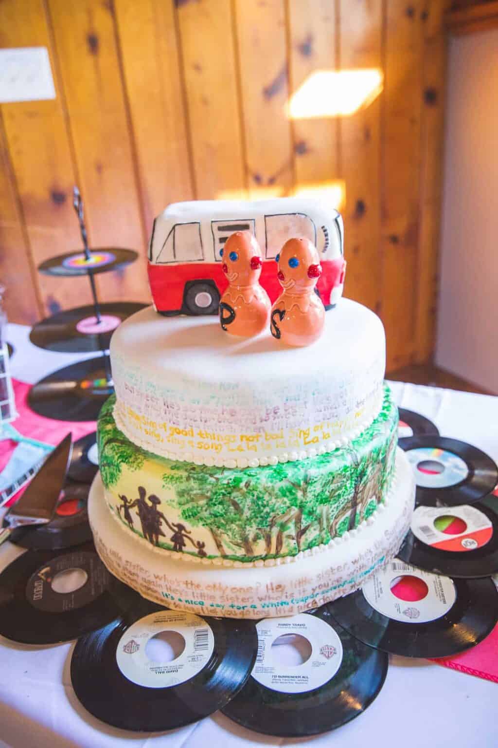 DIY VINYL RECORD INSPIRED WEDDING | Bespoke-Bride: Wedding Blog