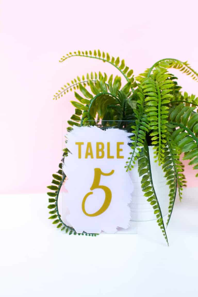 DIY THESE MODERN PASTEL PAINTED GLASS TABLE NUMBERS | Bespoke-Bride ...